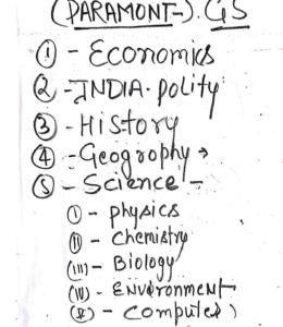 Paramount GS Class Notes PDF in English - SSC STUDY
