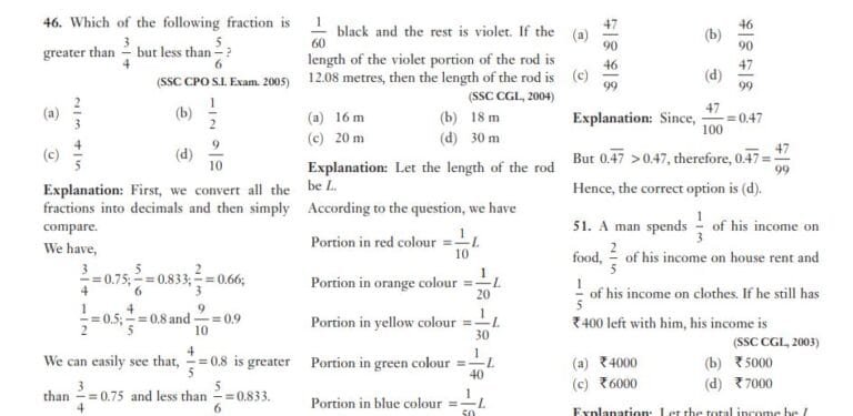 Number System Questions with Solutions PDF - SSC STUDY
