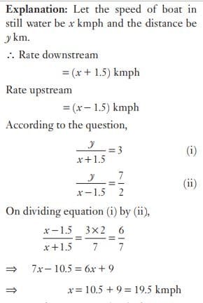 Boat and Stream Questions with Solution - SSC STUDY