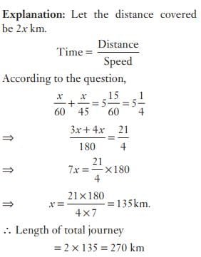 Time and Distance Mock Test in Hindi - SSC STUDY