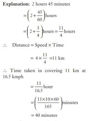 Time and Distance Questions and Answers - SSC STUDY