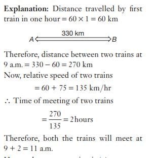 Time and Distance Questions and Answers - SSC STUDY